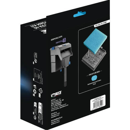 Sicce Sponge Kit Aqua Filtra 40 (esponjas) - Acuariohelp